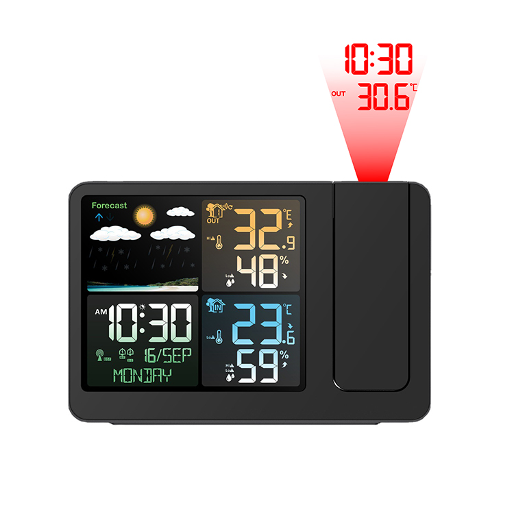Alarm Clock Digital Weather Station- fanjuhome.com
